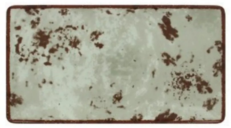 Talíř obdélný 33,5x18 cm Peppery, šedý (edrg33pgy), Rak Porcelain