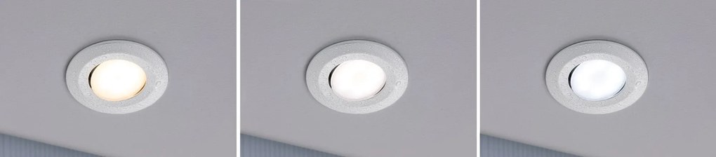P 98197 LED vestavné svítidlo Calla 10ks sada IP65 kruhové 90mm 30° 10x5W 230V CCT bílá mat - PAULMANN