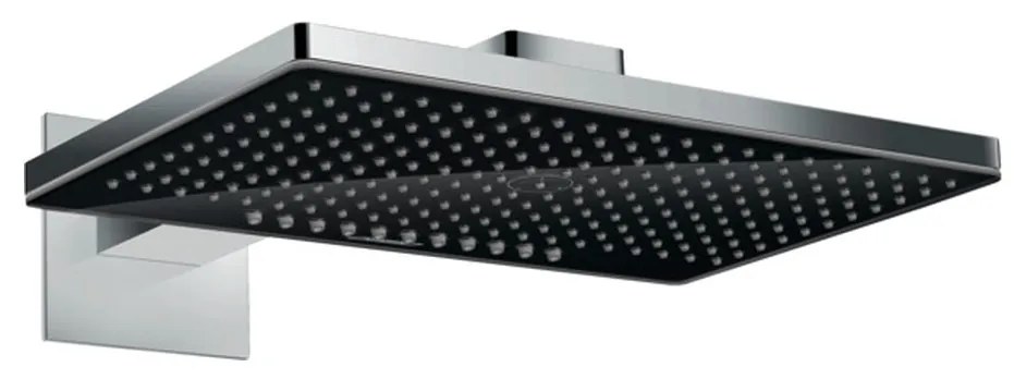 Hansgrohe Rainmaker Select, hlavová sprcha 460 2jet se sprchovým ramenem, černá/chromová, HAN-24005600