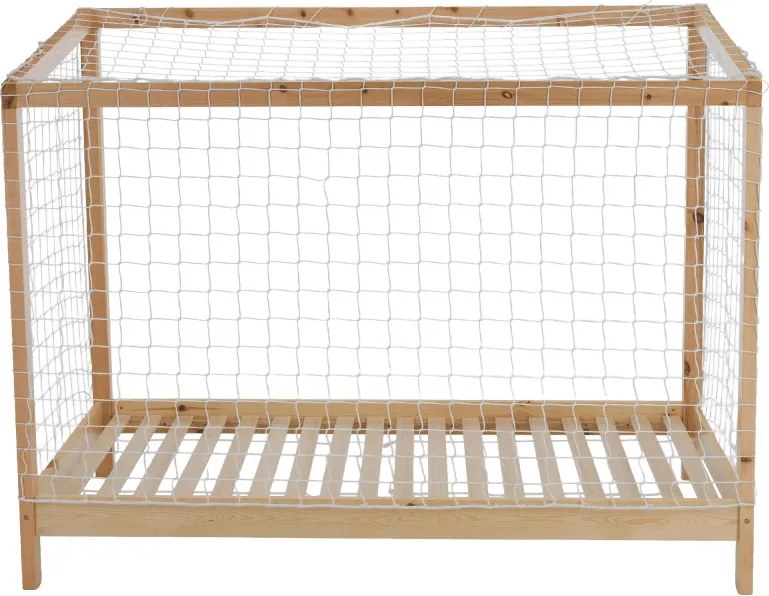 Montessori postel, přírodní/bílá/černá, 90x200, FUTAL Kondela 0000396832