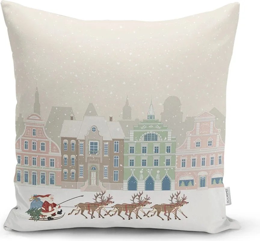 Povlak na polštář s vánočním motivem 43x43 cm Merry Christmas – Mila Home