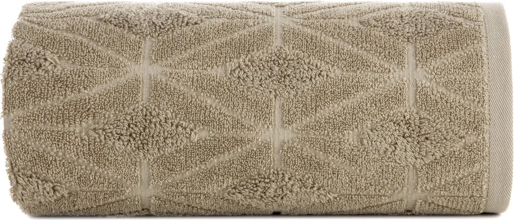 BAVLNĚNÝ RUČNÍK SENDI SADA 6KS 50X90 CM SVĚTLEHNĚDÁ