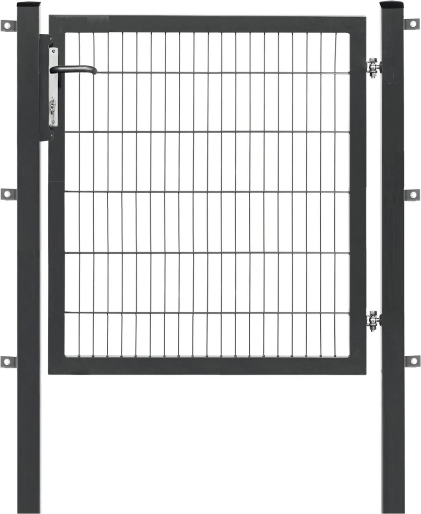 Floraworld Jednokřídlá branka Premium dvojitá výplň antracitová 120 x 100 cm