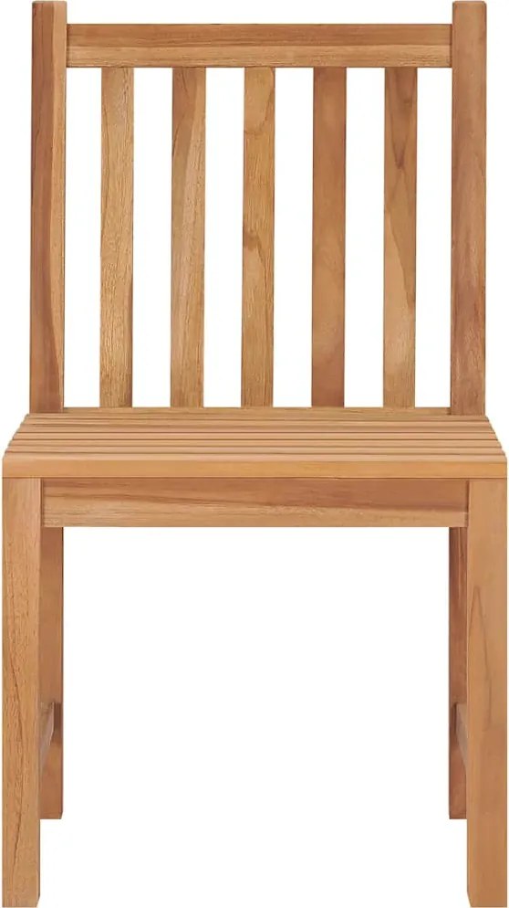 Zahradní židle 6 ks s poduškami masivní teak 3073116