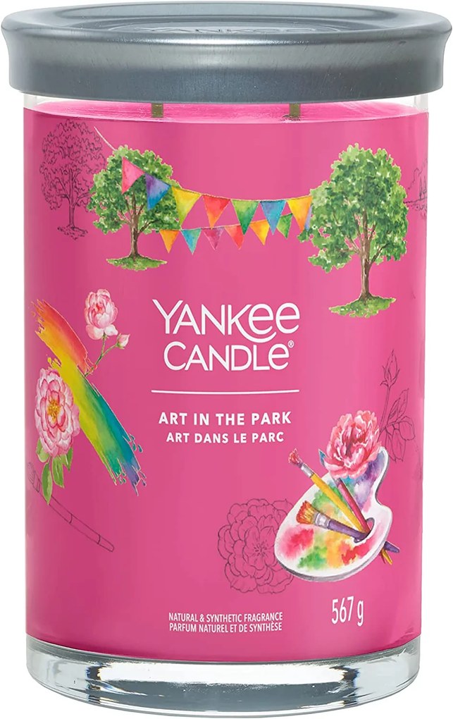 Yankee Candle vonná svíčka Tumbler ve skle velká Art in the park 567g