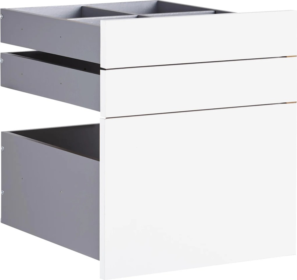 XXXLutz SADA ZÁSUVEK, bílá, 45,3/50,3/46,8 cm Hom`in - Šatní skříně - 0026470041KH