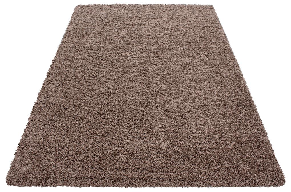 Ayyildiz koberce Kusový koberec Life Shaggy 1500 mocca - 80x150 cm