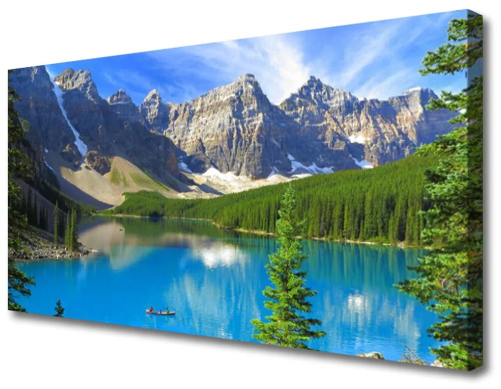 Obraz Canvas Jezero Hora Les Krajina