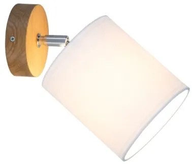 Spot-Light 56744174 - Nástěnné bodové svítidlo APRILLIA 1xE27/25W/230V dub bílá