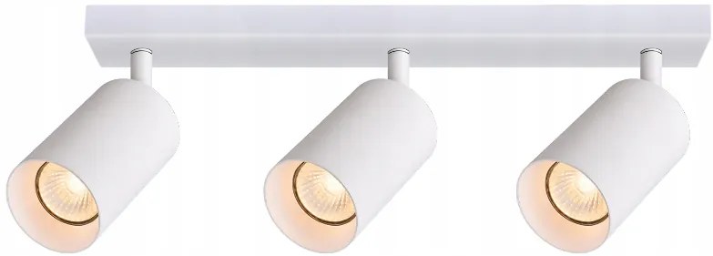 BERGE Bodové svítidlo GU10 VIKI-L 3 - bílé + 3x LED žárovka