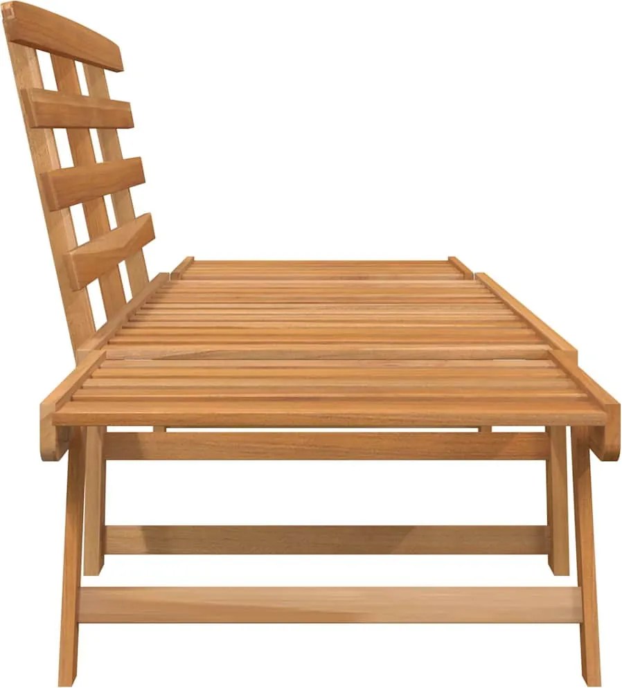 Zahradní lavice 2 v 1 190 cm masivní akácie 316471