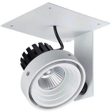 Podhledové LED stropní světlo PATRIZIO SINGLE, 12W, denní bílá, bílé Italux Patrizio Single 4000K GL7118-1/1X12W 4000K WH+BL