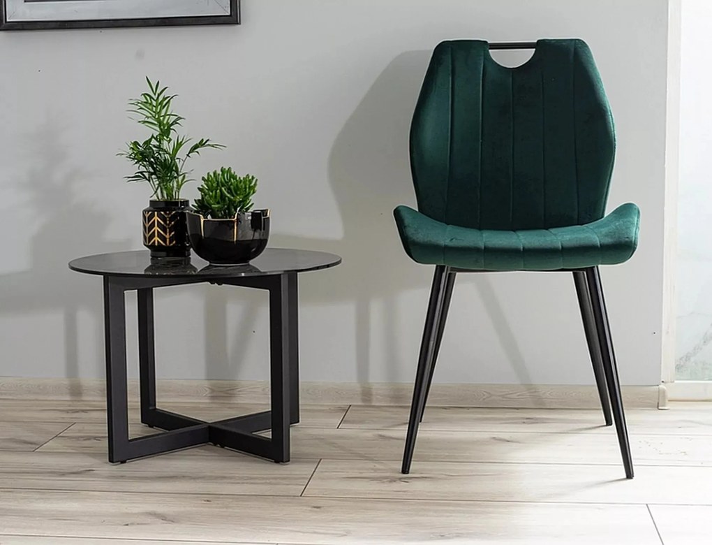 Čalouněná jídelní židle Arco Velvet - výběr z 5 provedení