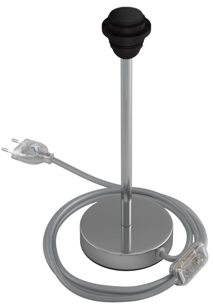 creative cables Kovová stolní lampa Alzaluce pro stínidlo Velikost: 10 cm, Barva: Matná bílá