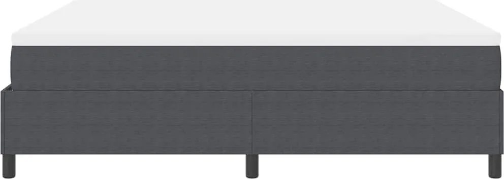 Postel s boxspringem Tmavě šedá a bílá 180 x 200 cm 3337478