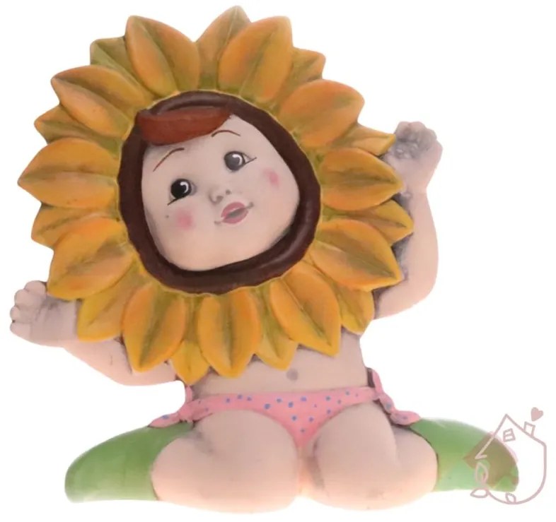 Zahradní slunečnice dítě