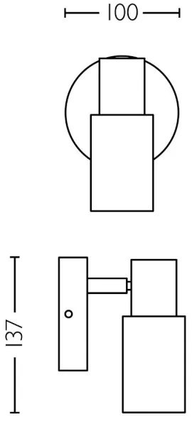 Philips - Bodové svítidlo PALMS 1xE14/25W/230V