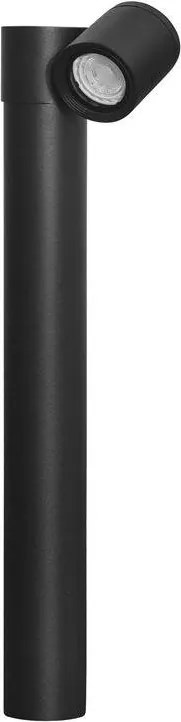 NV 9279112 Venkovní sloupkové svítidlo FOCUS černý hliník skleněný difuzor GU10 1x7W 100-240V IP54 bez žárovky - NOVA LUCE