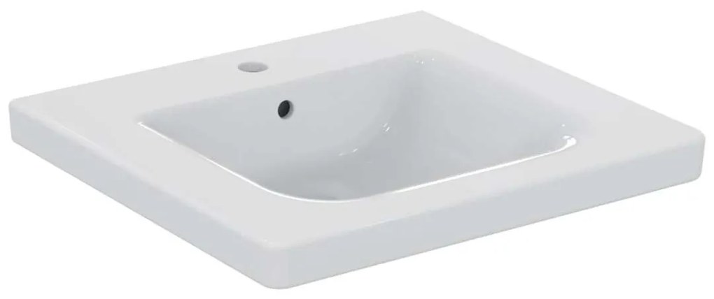 Ideal Standard Connect Freedom - Umyvadlo 60x56 cm, 1 otvor baterii, s Ideal Plus, bílá E5482MA