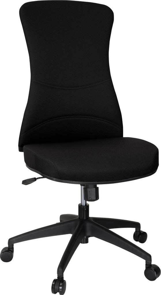 XXXLutz OTOČNÁ ŽIDLE, plochá tkanina, černá MID.YOU - Online Only kancelářské židle - 001918038801