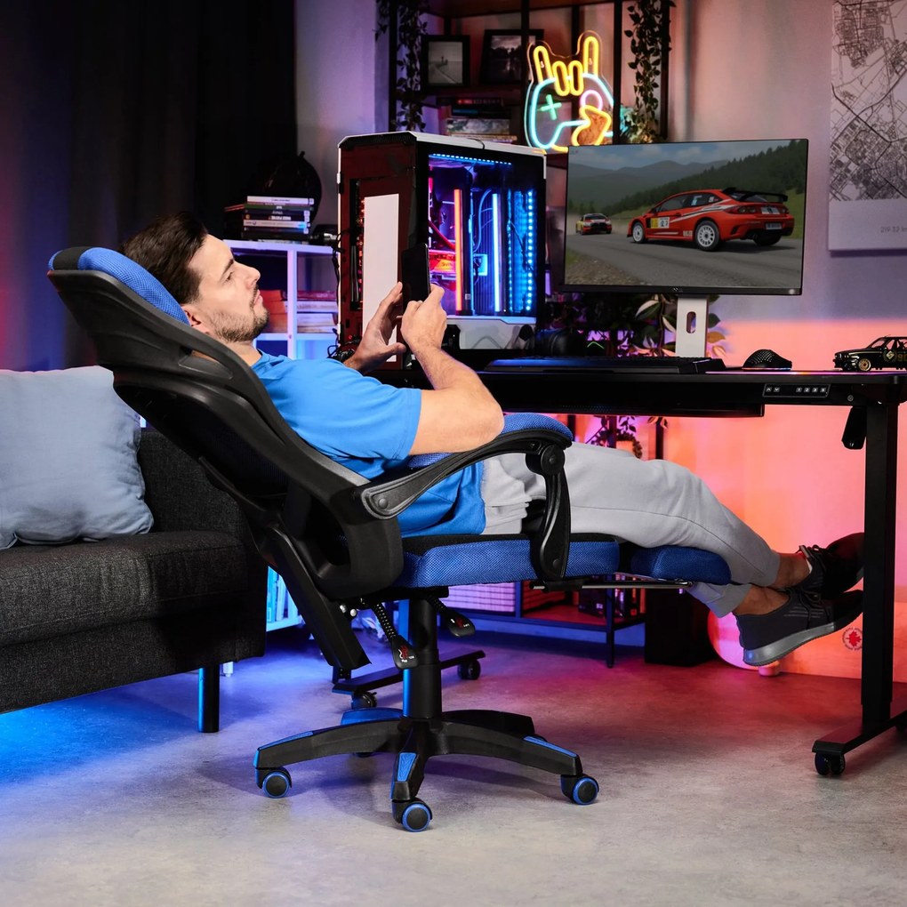 Herní židle Sporte modrá