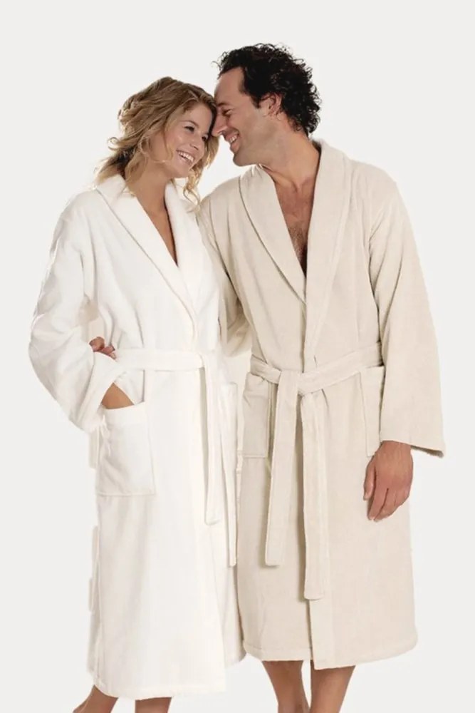 Unisex župan MICRO COTTON XL Světle béžová