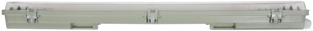 BERGE Svítidlo + 2x LED trubice - T8 - 60cm - 18W - studená bílá - SADA