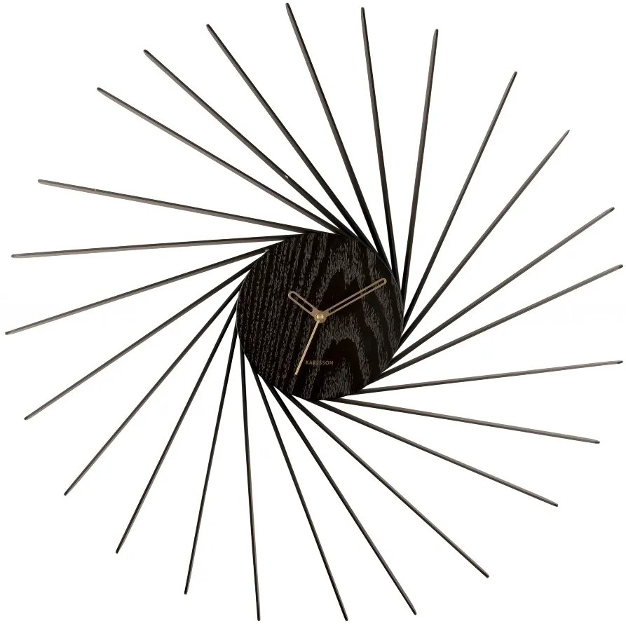 Designové nástěnné hodiny 5890BK Karlsson 68cm