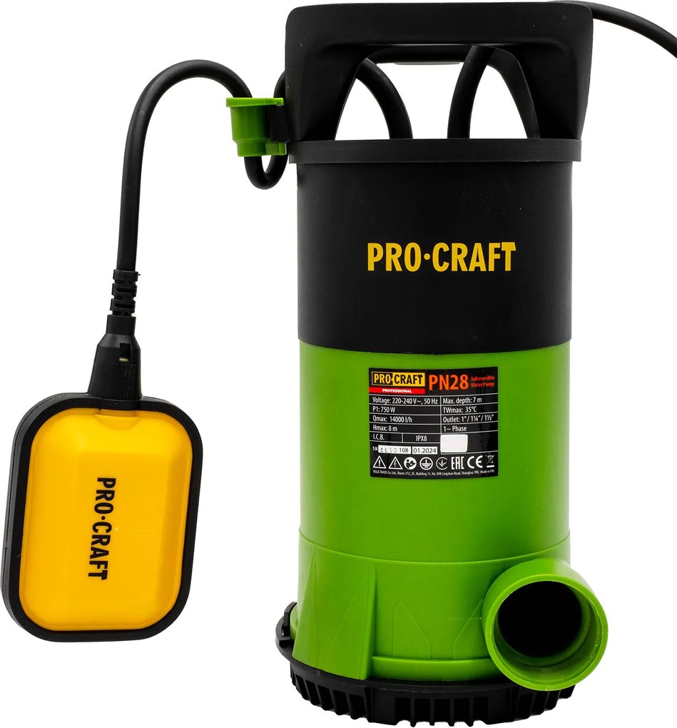 Procraft PN28 - ponorné čerpadlo