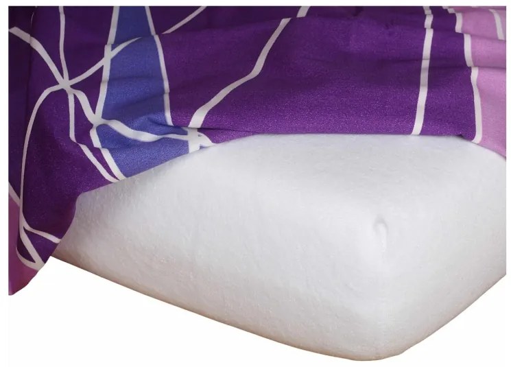 Dadka Froté prostěradlo bílá A  Froté prostěradlo bílá 90x220x20 cm
