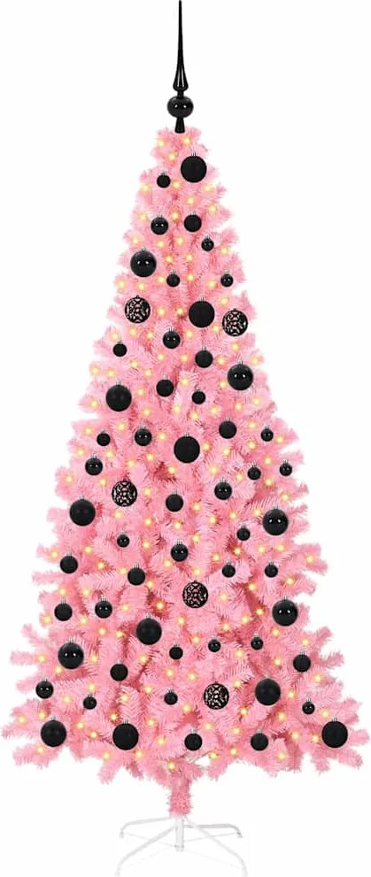 Vánoční stromeček Růžová 180 cm PVC 3396430