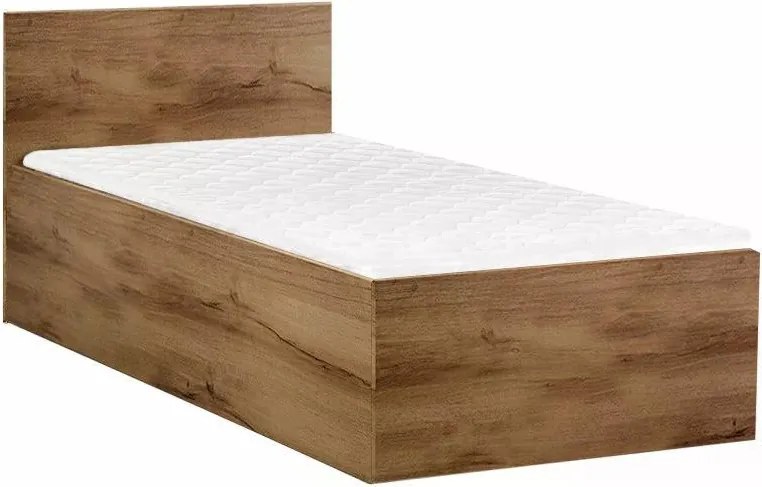 Postel SOFIA 80 x 200 cm, dub artisan Matrace: Bez matrace