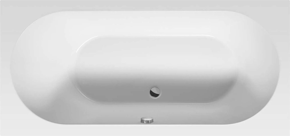 Aqualine Jizera - Vana 170x80x39 cm, bílá G1780