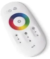 LED stojací lampa Johnny Digital Led Rgb černé s dálkovým ovladačem