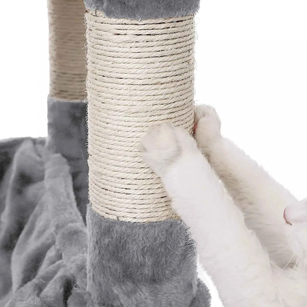 Kočičí škrabadlo Sandic 168 cm světle šedé