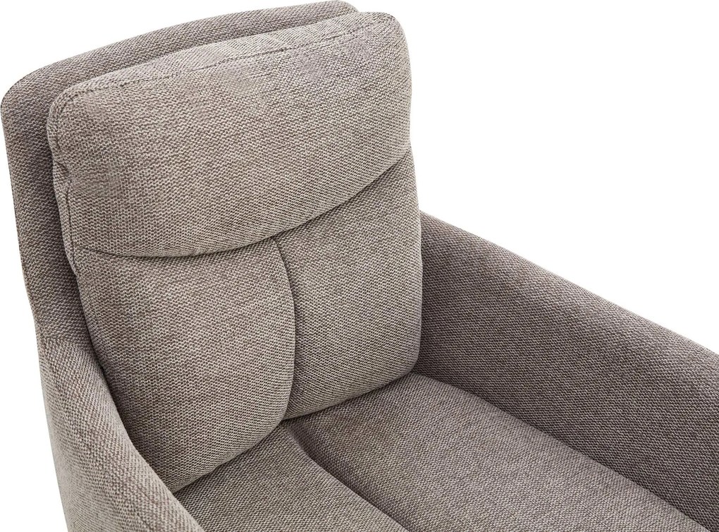 Sada 2 jídelních židlí Somers látka – taupe