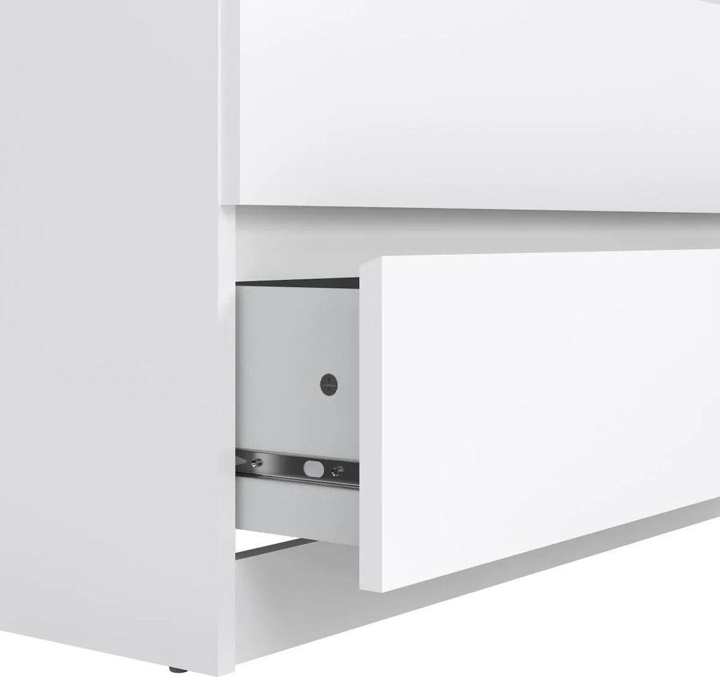 FALCO Komoda Simplicity 231 bílý lesk