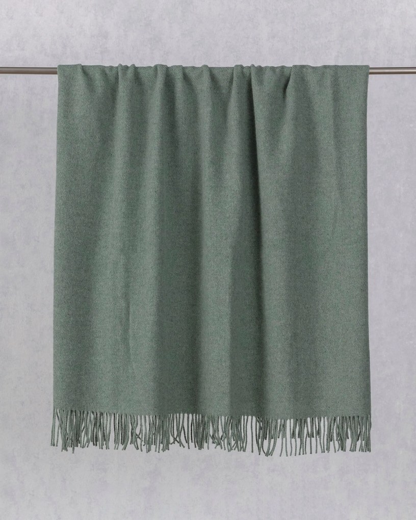 Pléd Zelandia 140x200cm melange smoke green