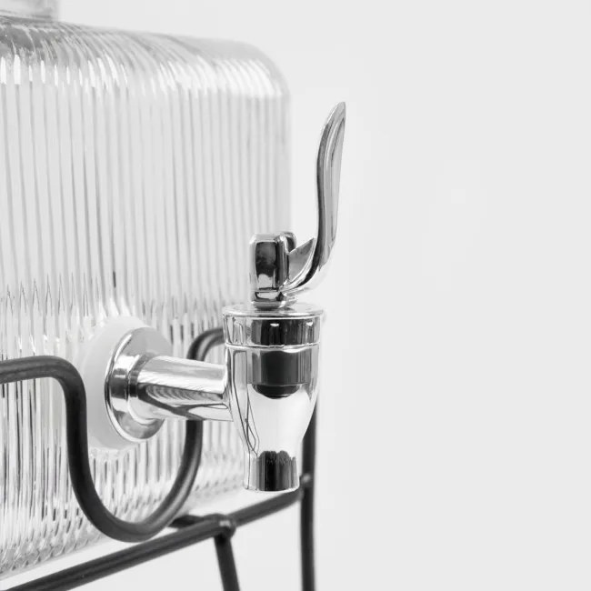 Džbán CALORE průsvitný s drážkami na stojanu 744402 3,5 l