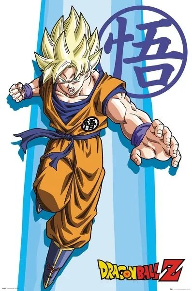 Plakát, Obraz - Dragon Ball Z - SS Goku, (61 x 91.5 cm)