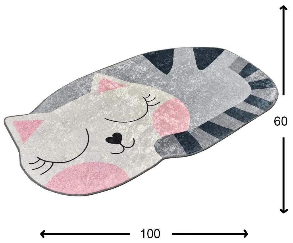 Conceptum Hypnose Kusový koberec Bıg Cat, Vícebarevná