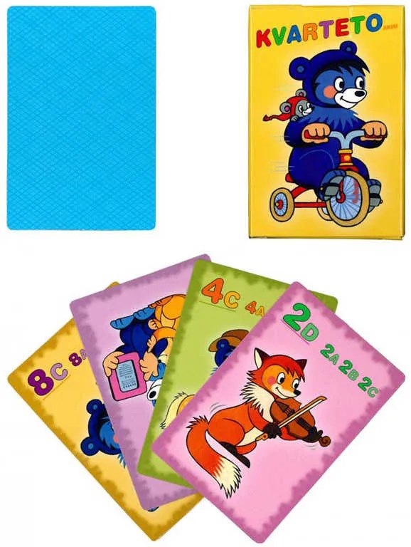 AKIM Hra karetní Kvarteto Méďa Baribal *SPOLEČENSKÉ HRY* 705734