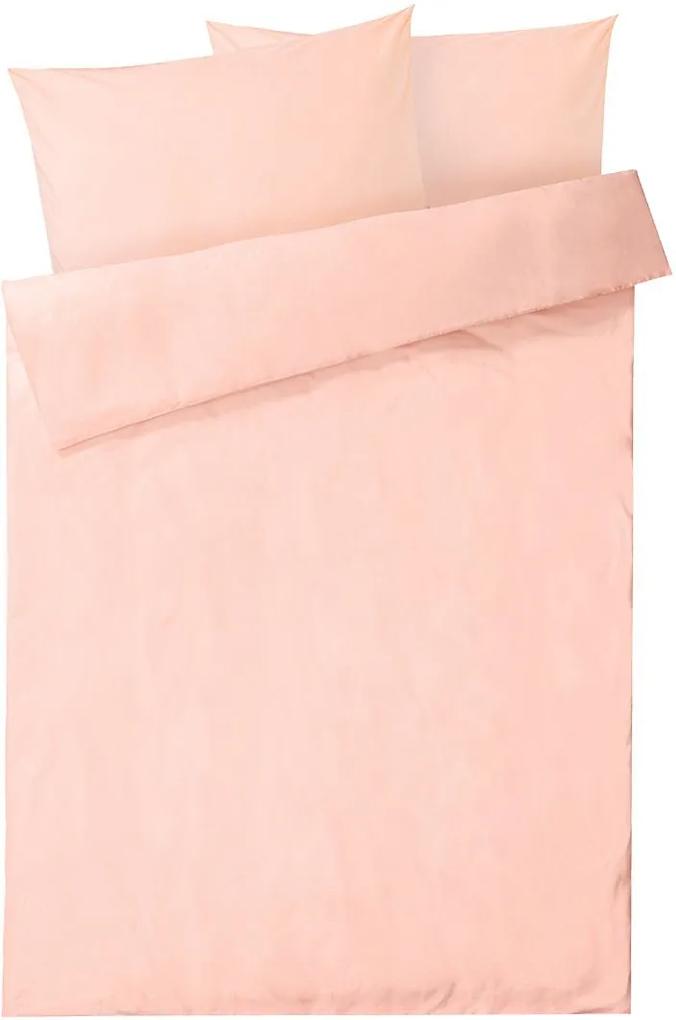 MERADISO® Perkálové ložní prádlo, 200 x 220 cm (světle růžová), - 4056232296458