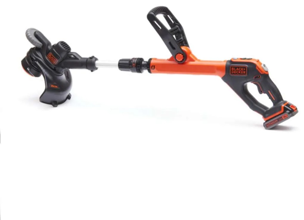BLACK+DECKER Zahradní technika - 18V AKU strunová sekačka, záběr 28 cm, 1x aku 2,0 Ah Li-ion, nabíječka STC1820EPC-QW