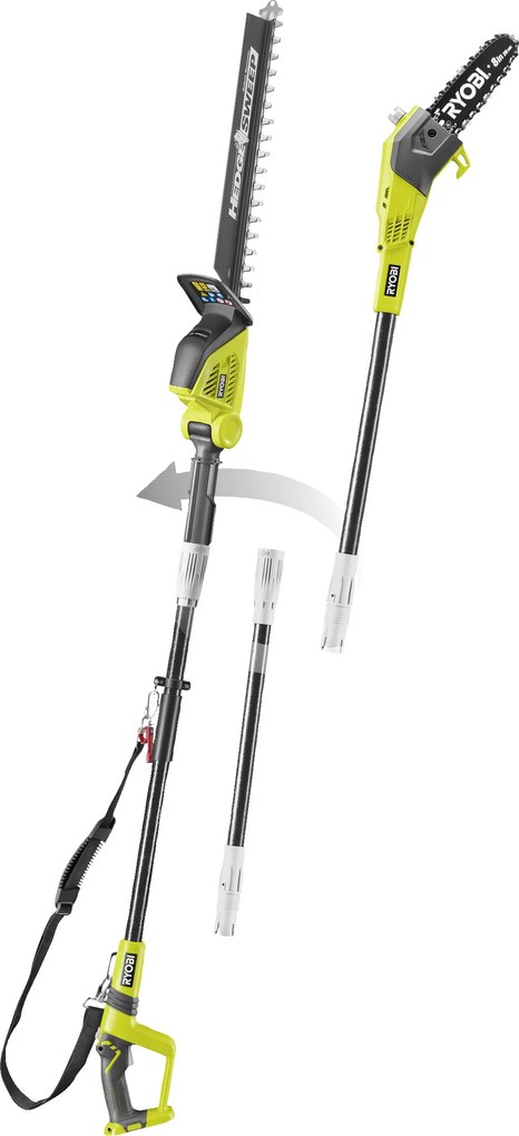 Ryobi OPP182PT1845-0 18V ONE+™ Prořezávací pila 20cm a 45cm nůžky na živý plot (bez aku)