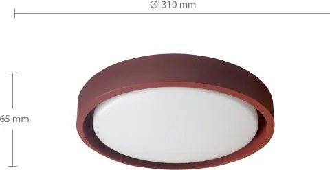 Brilagi - LED Stropní svítidlo MATTEO LED/24W/230V pr. 31 cm červená