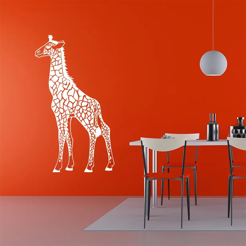 Samolepka na zeď SABLO - Žirafa 160x92 cm