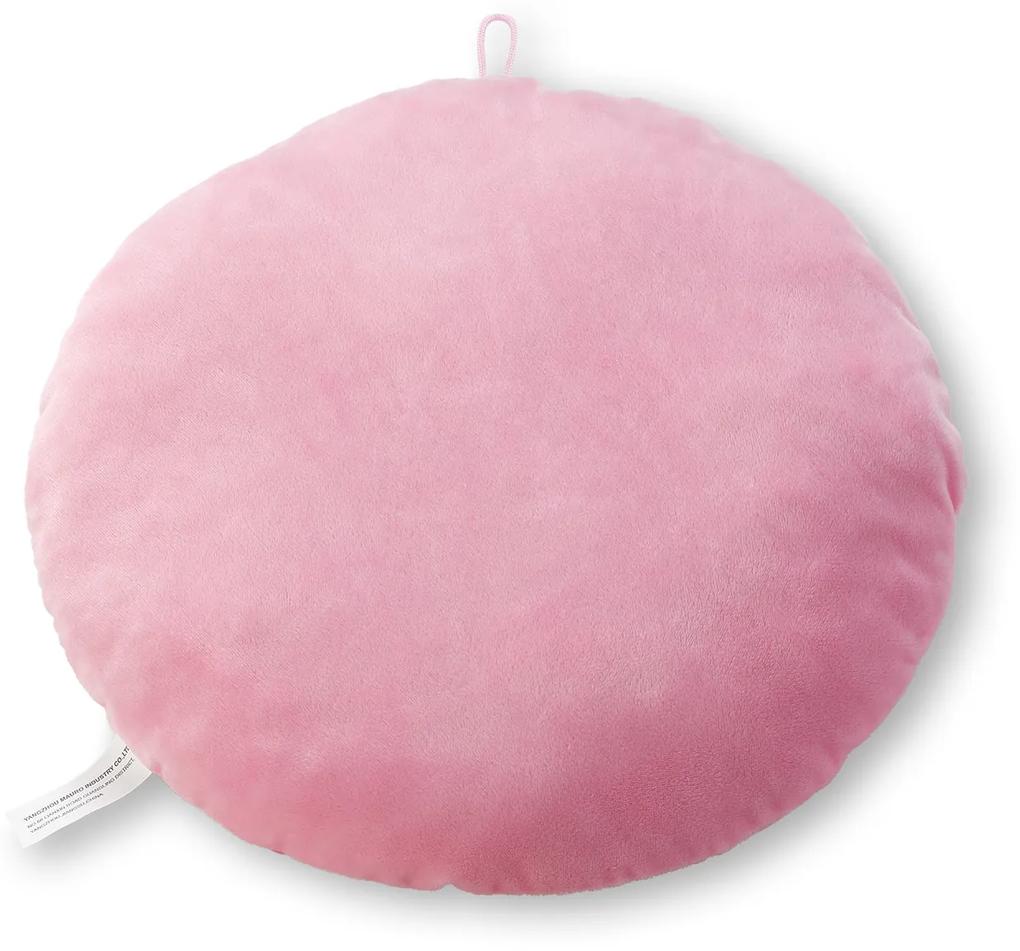 Wooline Plyšový polštářek růžový Jednorožec