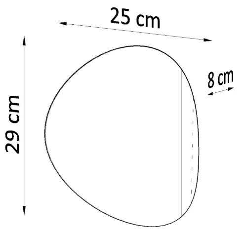 SENSES Nástěnné světlo, černá SL.0935 - Sollux