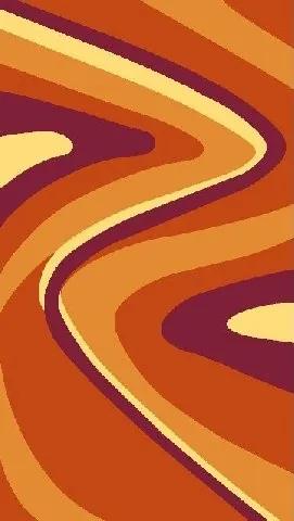 Vopi | Koberec Hansadim 8206-T - 133 x 190 cm, fialovooranžový